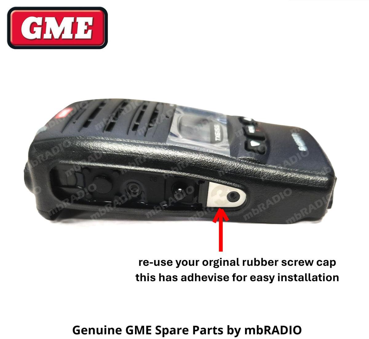 GME FRONT PANEL ASSEMBLY TX6150 TX6155 – mbRADIO