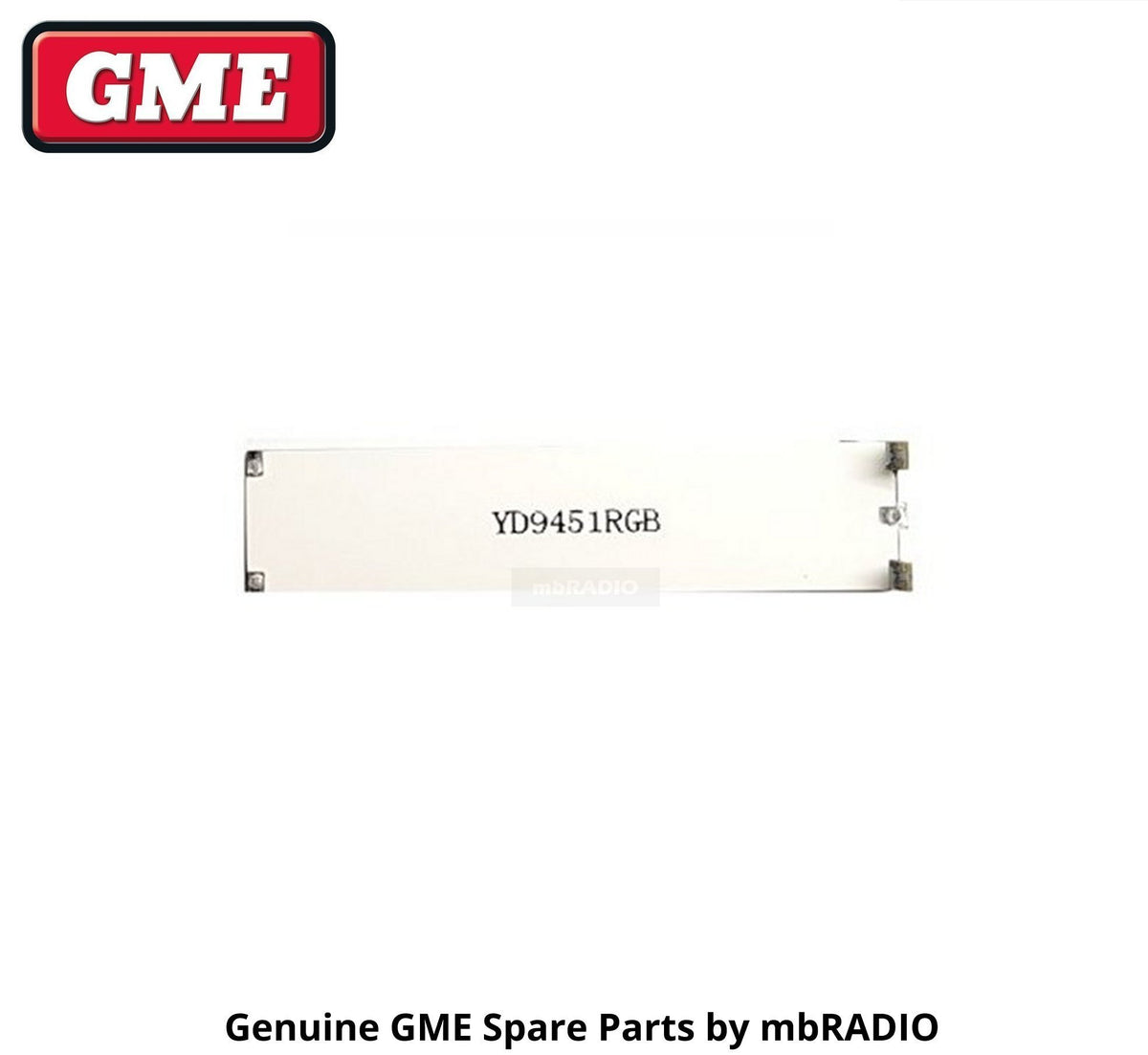 GME BACK LIGHT PANEL TX3500 TX3500S TX3510 TX3520 – mbRADIO