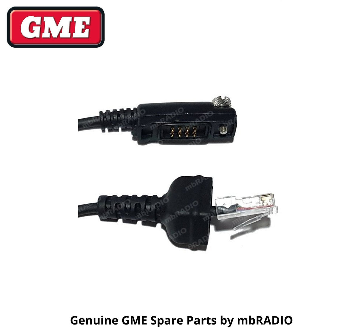 GME SPEAKER/MICROPHONE CURLY CORD MC008B TX6500S – mbRADIO