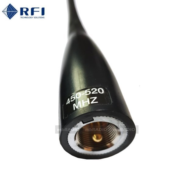 RFI CD61-4552-53 UHF 450-520MHz, 4dBq GROUND INDEP ANTENNA, BASE & 5M ...