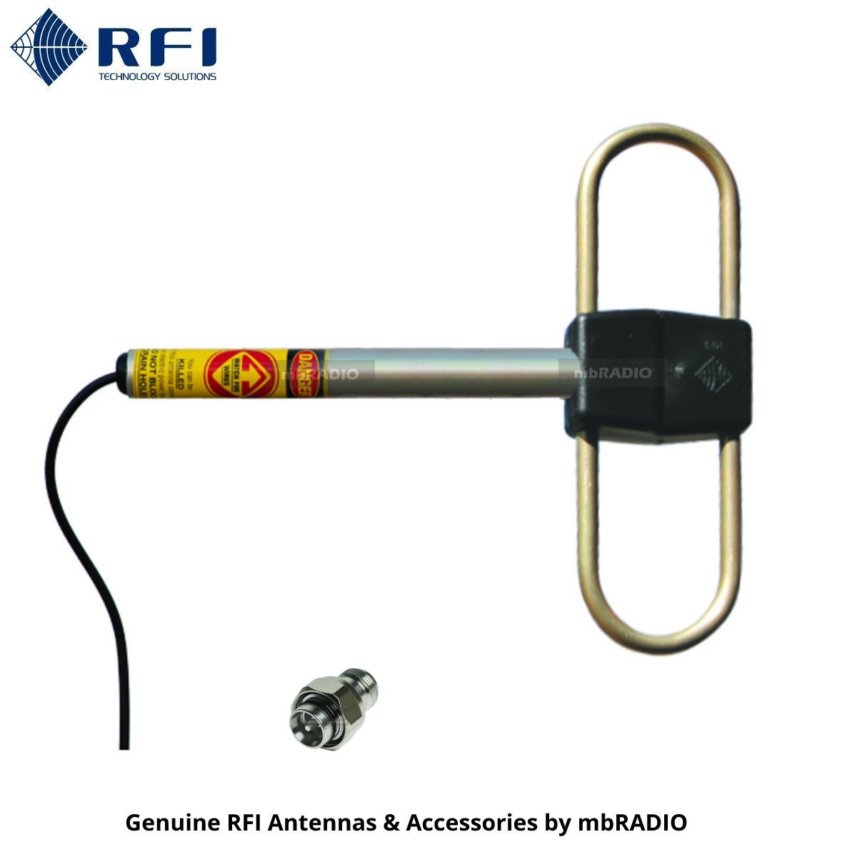 RFI SMD4-67-P UHF LOW PIM SIDE MOUNT DIPOLE 400-520MHZ, 4.3-10(F), N(M ...
