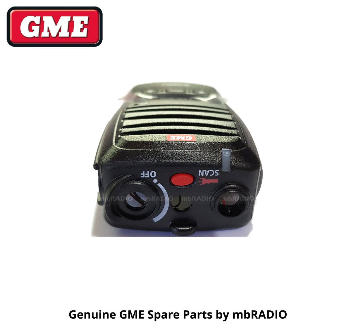 GME FRONT PANEL ASSEMBLY TX6160X BLACK – mbRADIO