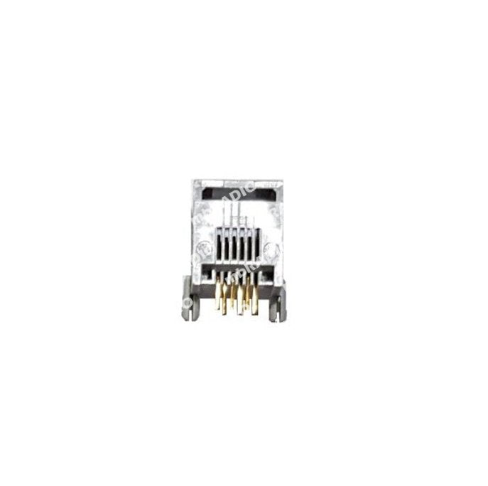 GME 6 PIN MOUNT MIC SOCKET (90° RIGHT ANGLE PCB ) – mbRADIO
