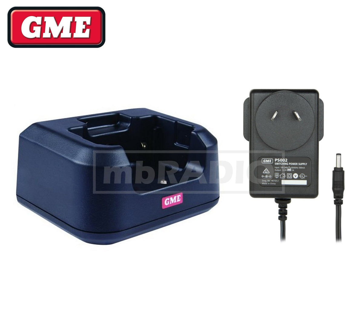 GME BCD020 DESKTOP CHARGE CRADLE TX685 TX6150 TX6155 TX6160 TX6165 ...