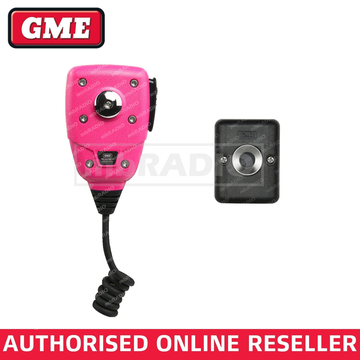 GME MC557MCG PINK RUGGED PROFESSIONAL MICROPHONE + MB207 MAGNETIC MOUN ...