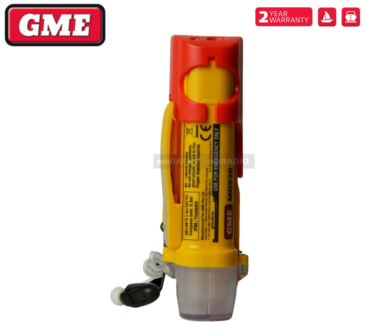 GME MO520 AIS MAN OVERBOARD BEACON – mbRADIO