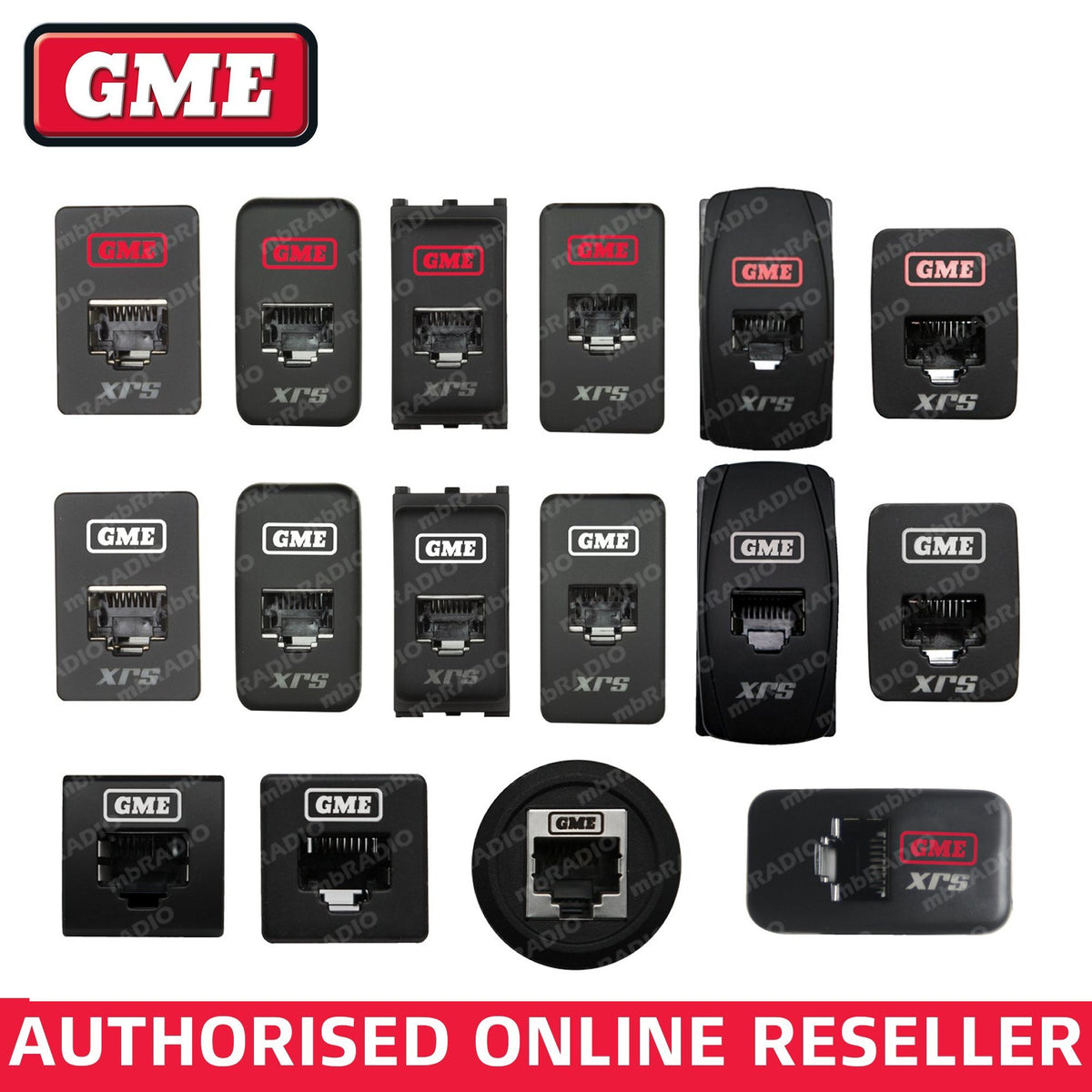 GME XRS 8 PIN MICROPHONE PASS-THROUGH ADAPTOR TOYOTA, MITSUBISHI, ISUZ ...